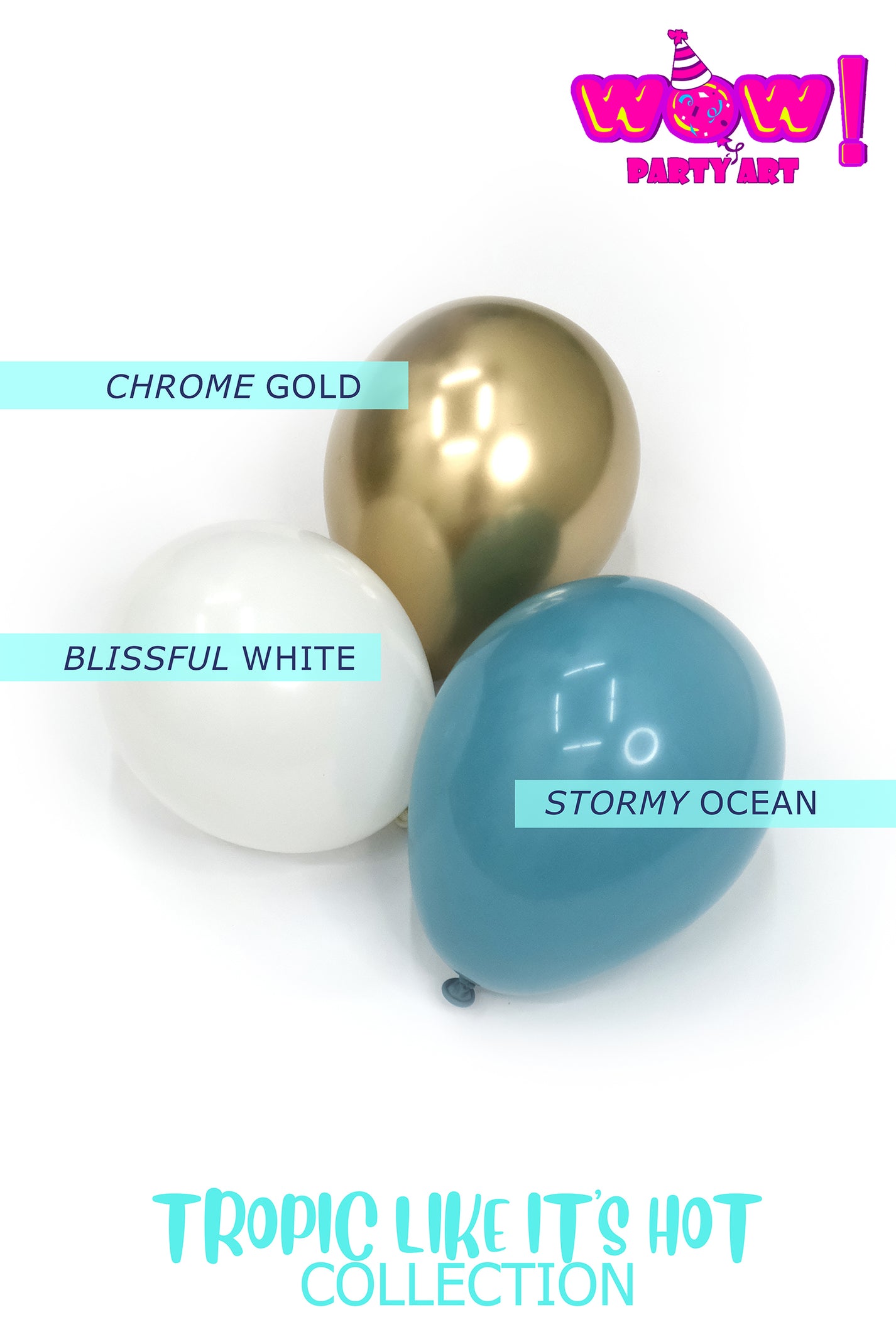 Seas The Day DIY Balloon Arch Garland Kit | Muted Pastel Blue White ...