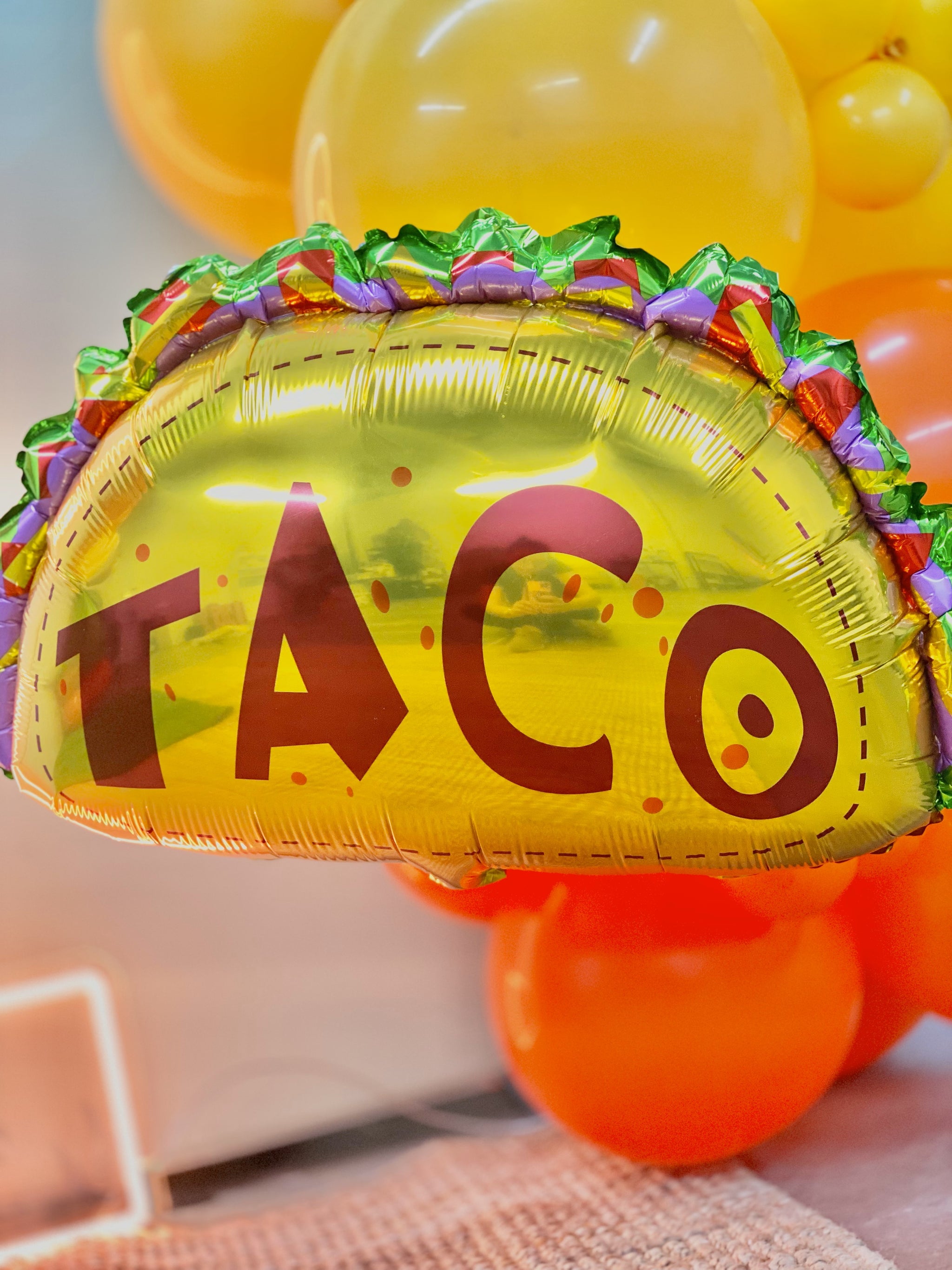 Taco TWOsday DIY Balloon Arch Garland Kit | Red Orange Yellow Blush Li ...
