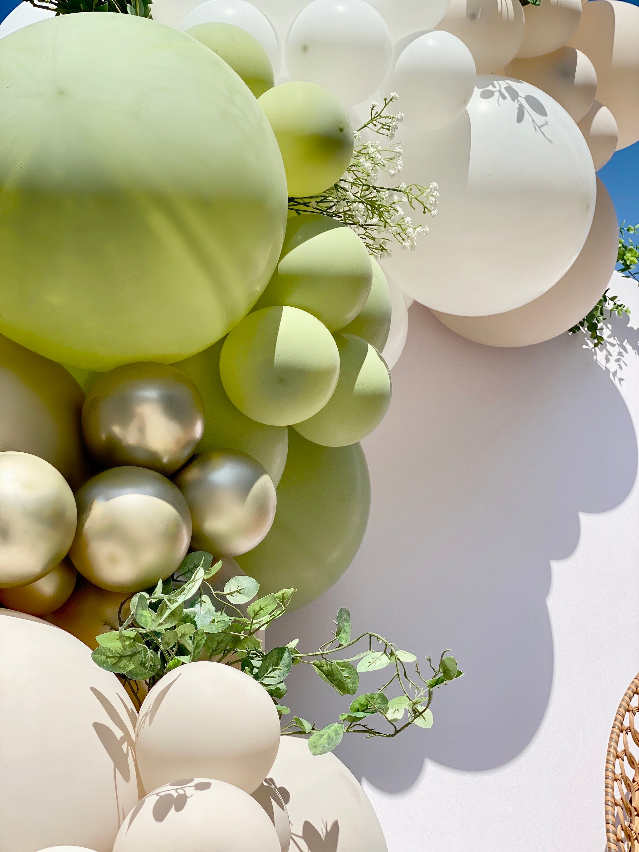 Matcha Latte DIY Balloon Arch Garland Kit | Eucalyptus Willow Sage Bei ...